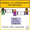 Changing Y to I Spelling Games | Tools for Dyslexia