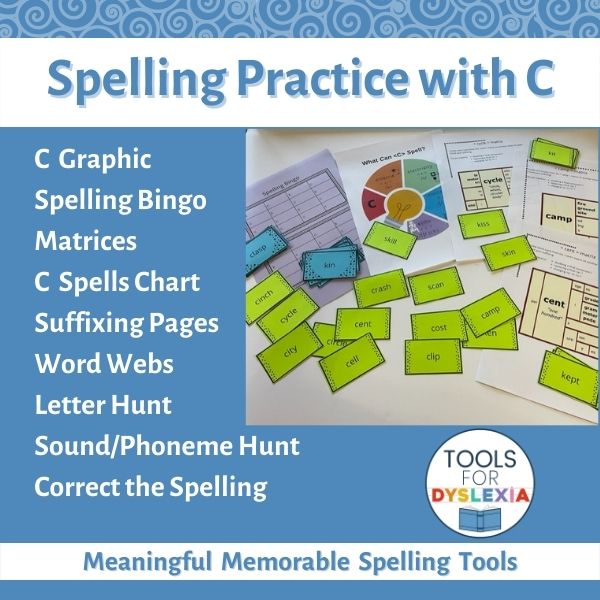 Spelling Practice with C | Tools for Dyslexia