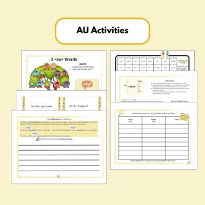 Reading & Spelling AW & AU | Tools for Dyslexia