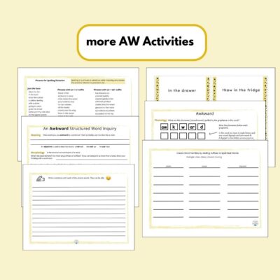 Reading & Spelling AW & AU | Tools for Dyslexia