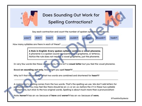 Reading & Spelling Contractions Activities & Games Bundle | Tools for ...